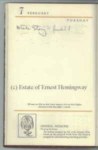 Conserving Ernest Hemingway’s Field Notebooks – The JFK Library ...